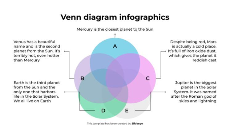 Venn Diagram Infographics Template