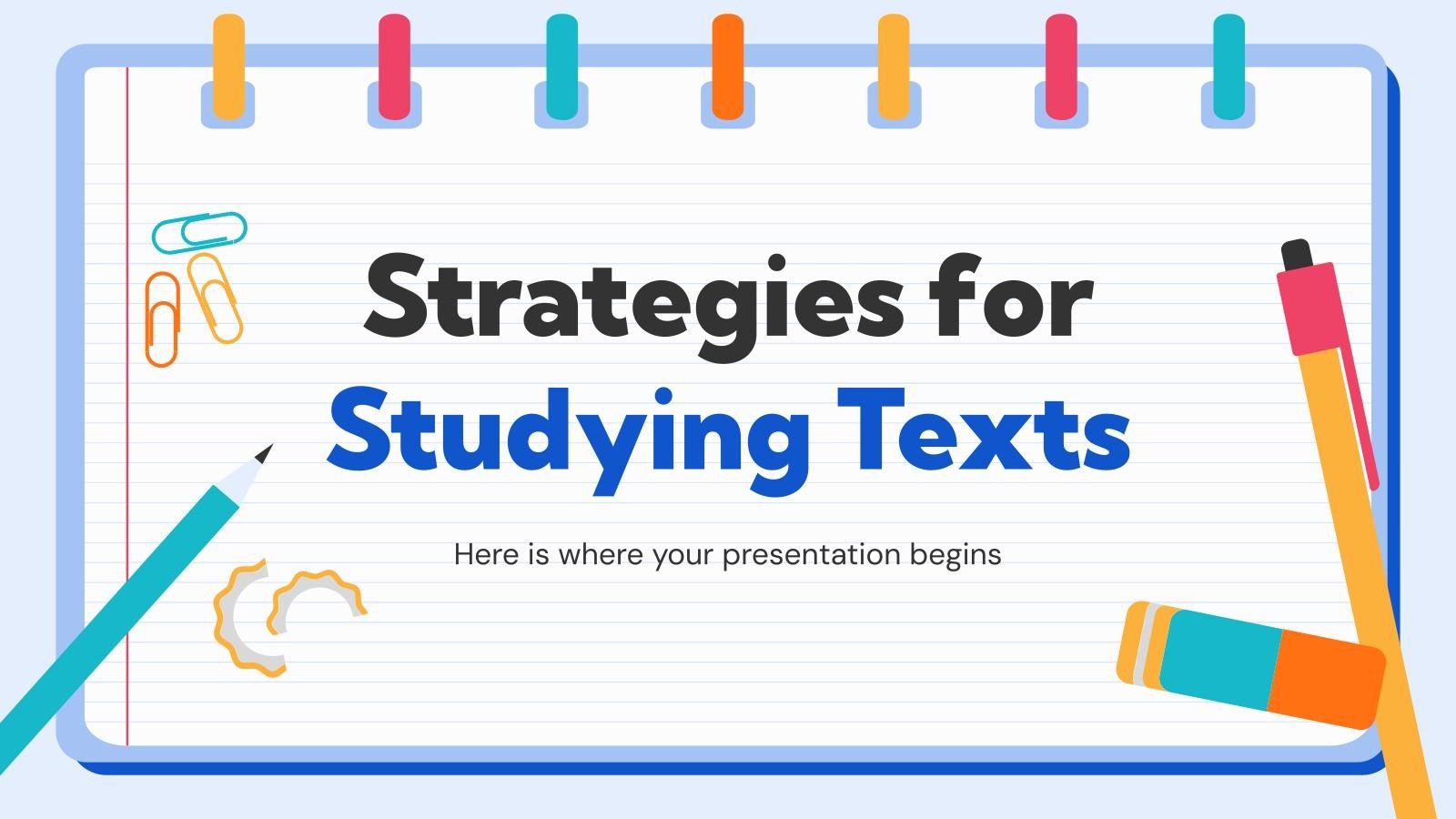 Steps for Studying a Text | Google Slides & PowerPoint