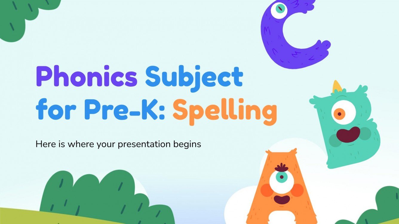 Plantillas gratuitas de Google Slides y PPT sobre gramática