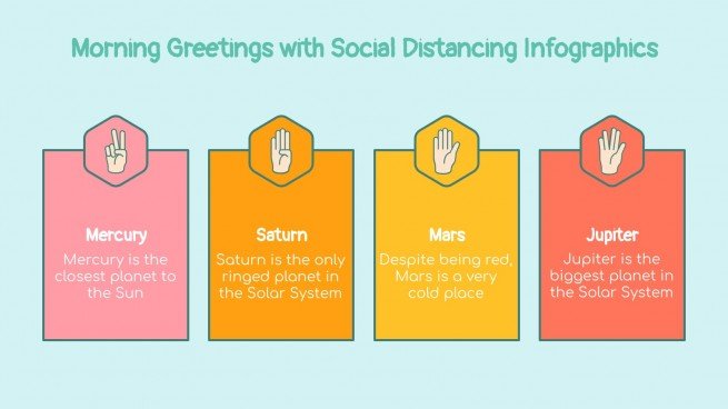 Greetings: Social Distancing Infographics | Google Slides