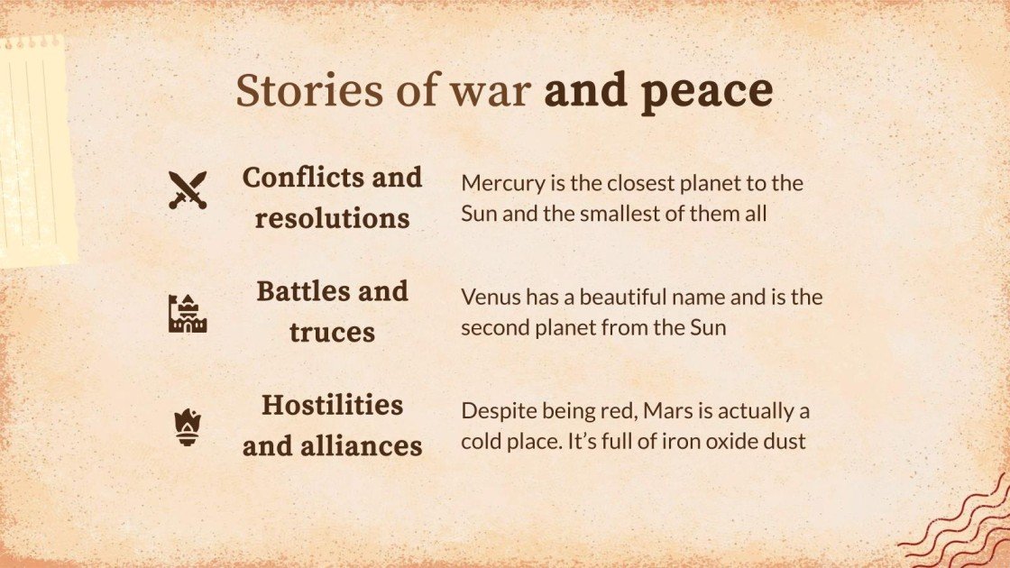 Vintage Paper History Lesson | Google Slides & PPT