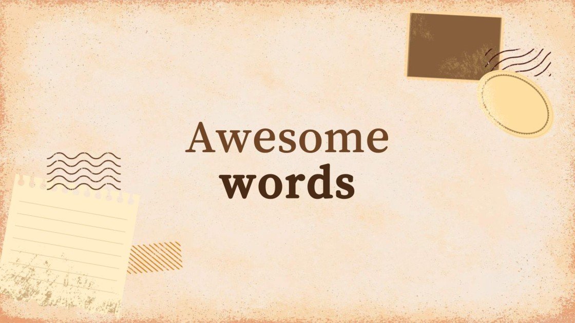 Vintage Paper History Lesson | Google Slides & PPT