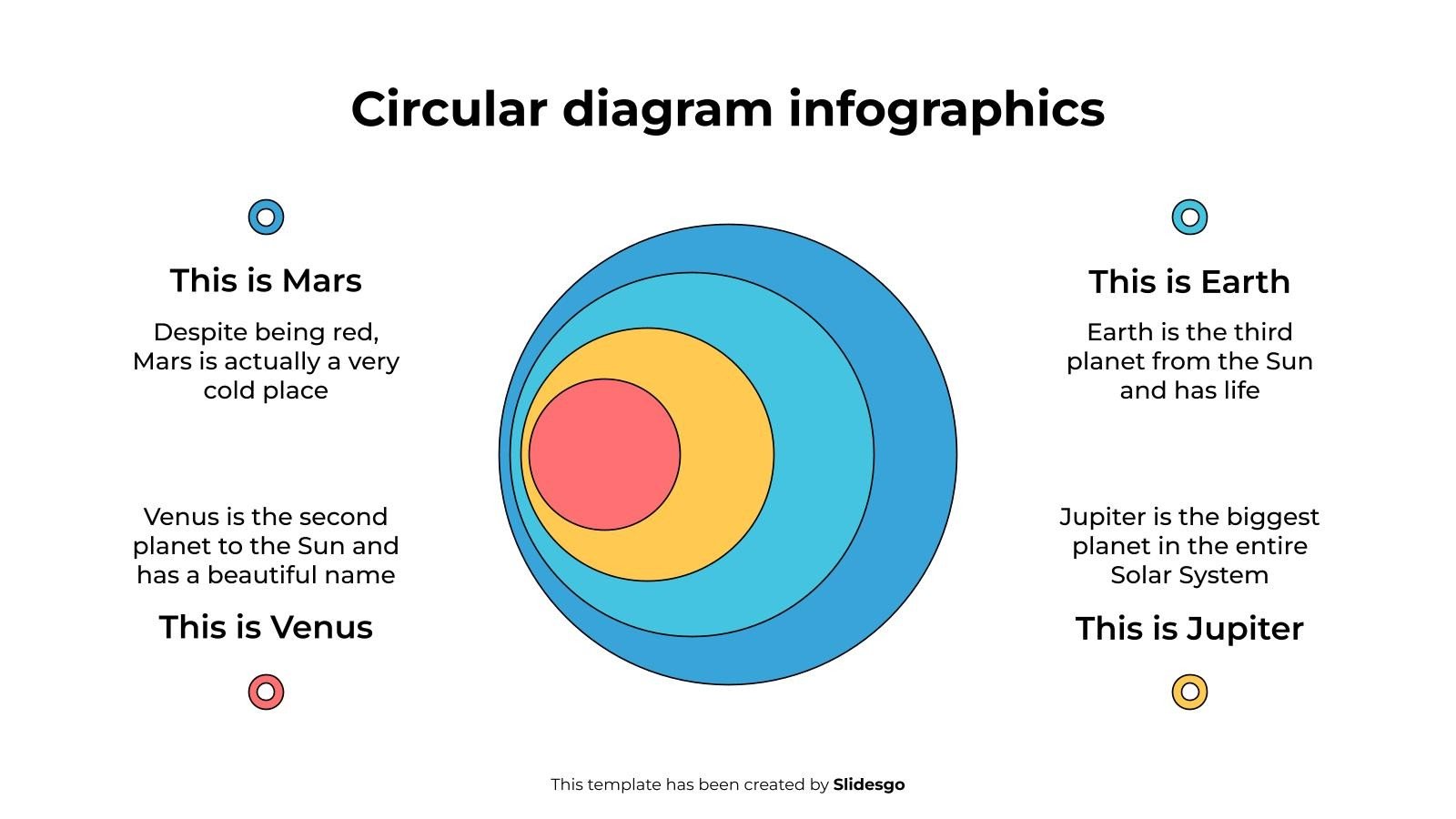 Circular Diagram Infographics Template