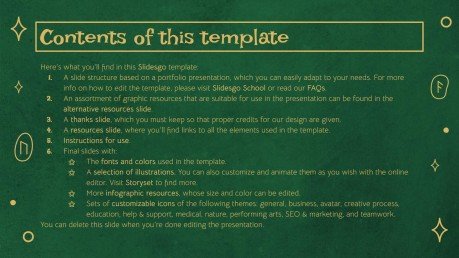 Wizard's Portfolio | Google Slides Theme & PowerPoint Template