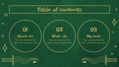 Wizard's Portfolio | Google Slides Theme & PowerPoint Template