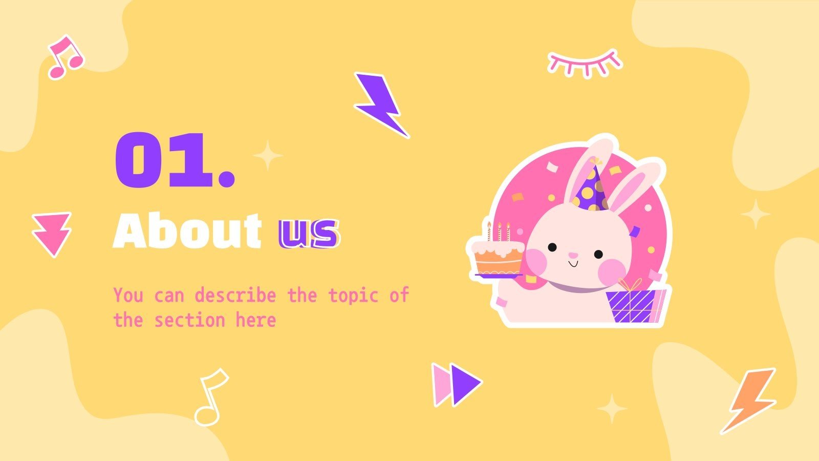 Happy Bday MK Plan | Google Slides & PowerPoint Template