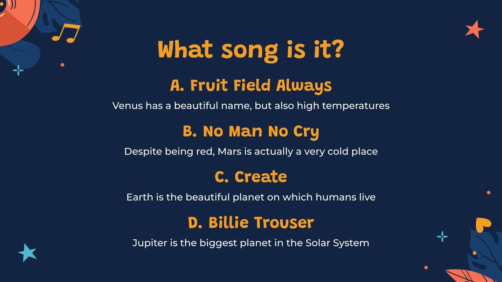 Guess the Song! | Google Slides & PowerPoint