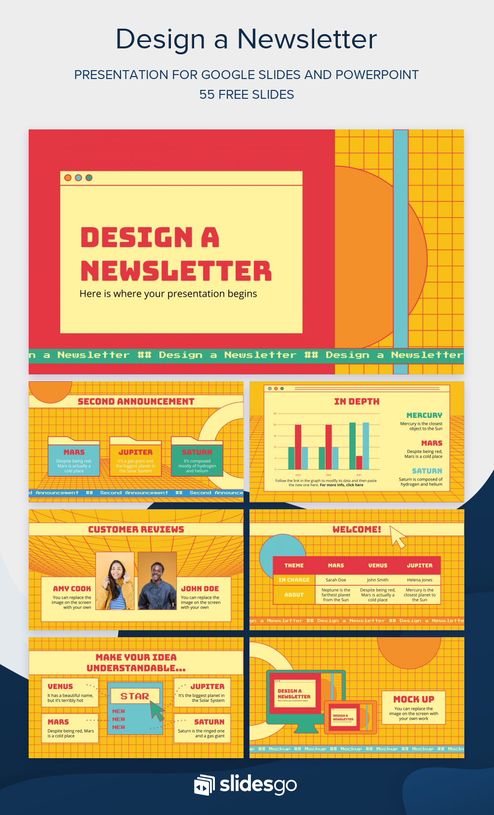 Design a Newsletter | Google Slides & PowerPoint template
