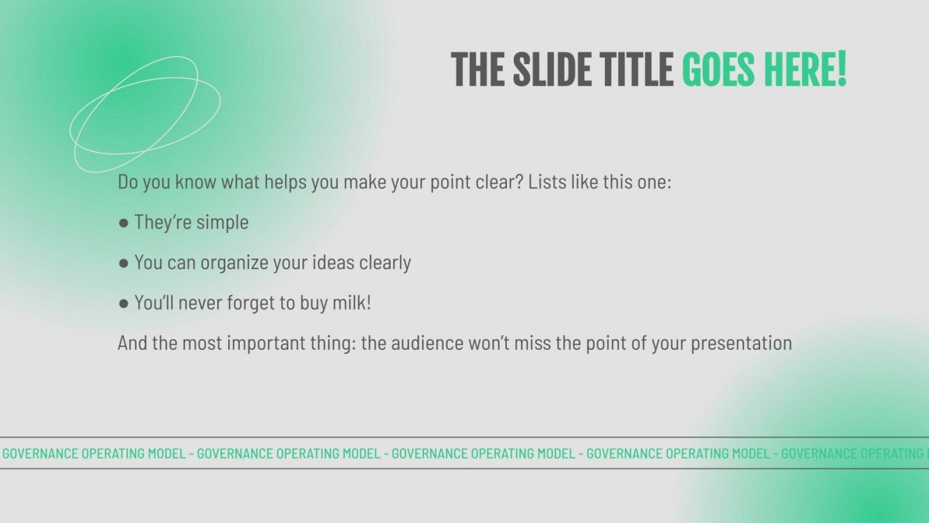 Modelo operativo de gobierno | Google Slides y PowerPoint