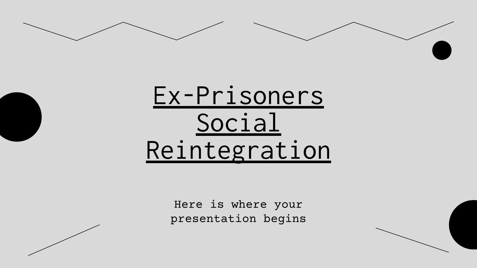Free Prison-themed templates for Google Slides and PPT