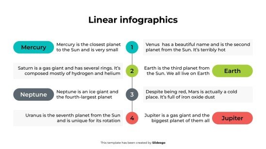 Linear Infographics Template
