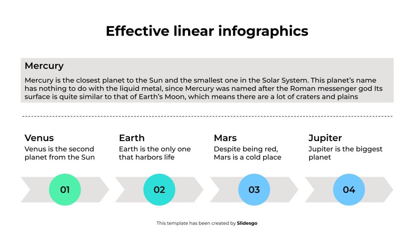 Effective Linear Infographics Presentation