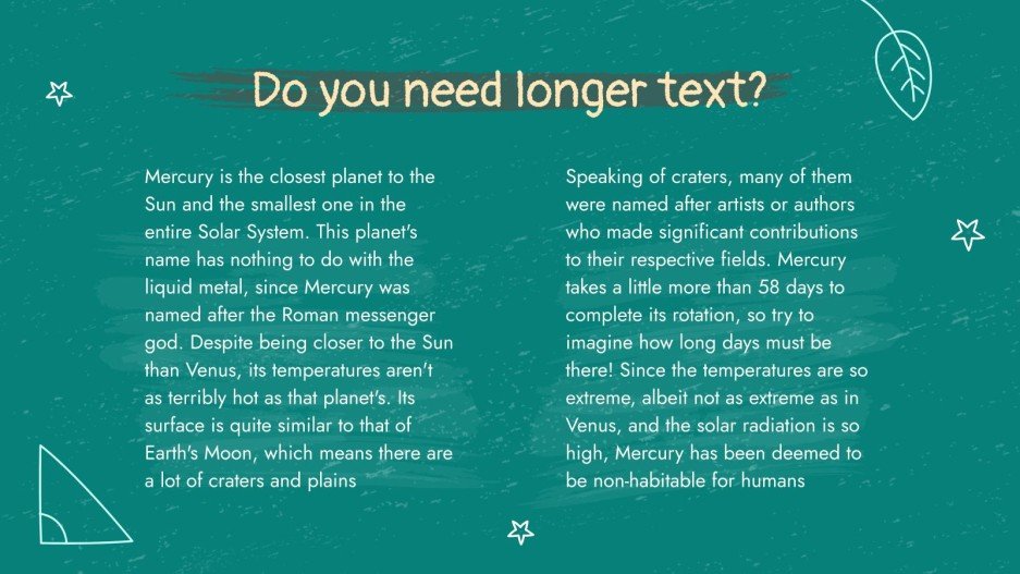 Chalkboard Background Theme for Elementary Presentation