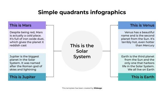 Simple Quadrants Infographics Template