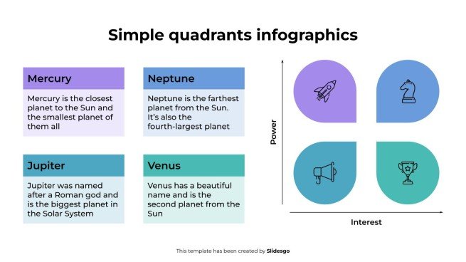 Simple Quadrants Infographics Template