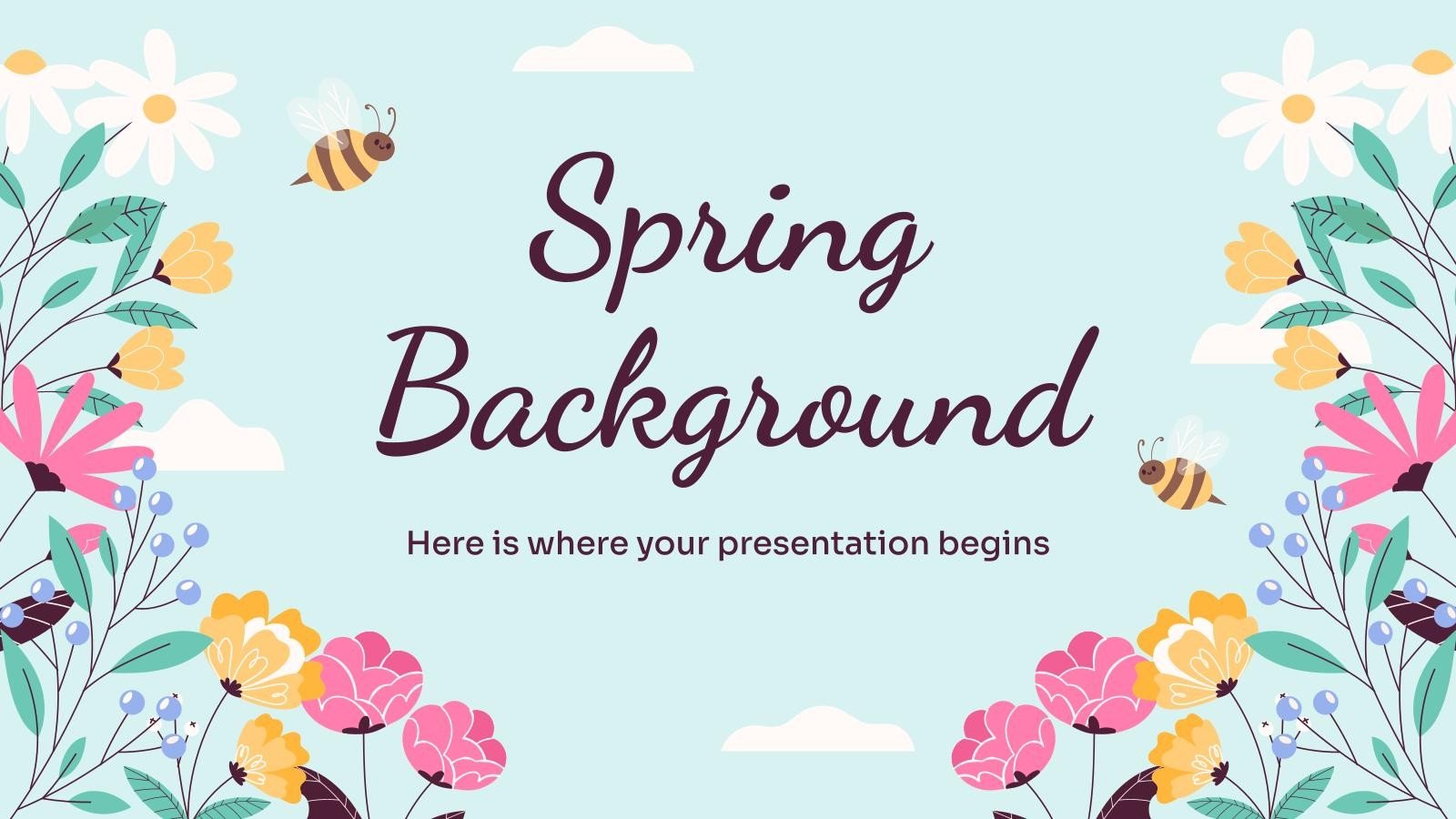 Spring Background | Google Slides & PowerPoint