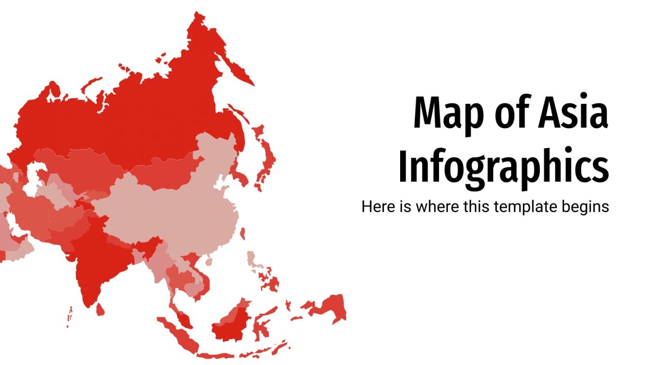 Map of Asia Infographics for Google Slides & PowerPoint