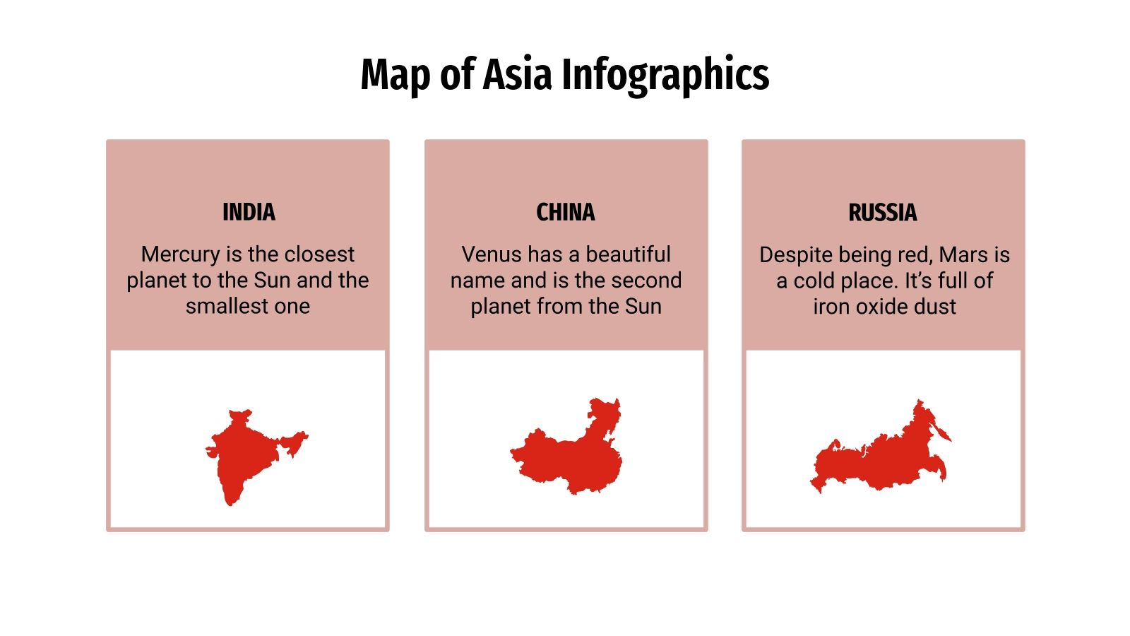 Map of Asia Infographics for Google Slides & PowerPoint