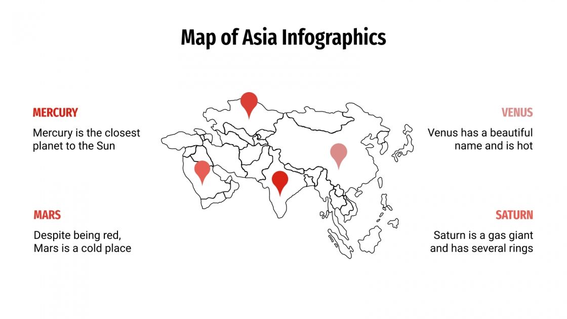 Map of Asia Infographics for Google Slides & PowerPoint