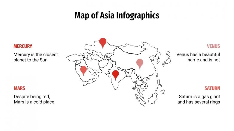 Map of Asia Infographics for Google Slides & PowerPoint