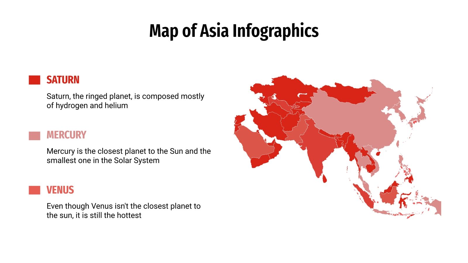 Map of Asia Infographics for Google Slides & PowerPoint