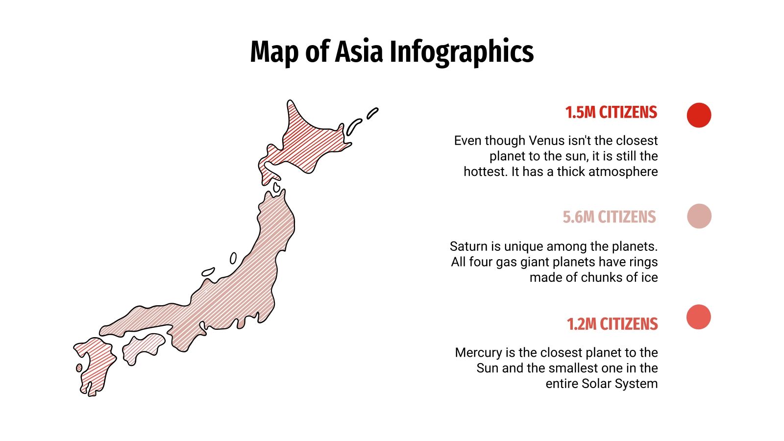 Map of Asia Infographics for Google Slides & PowerPoint