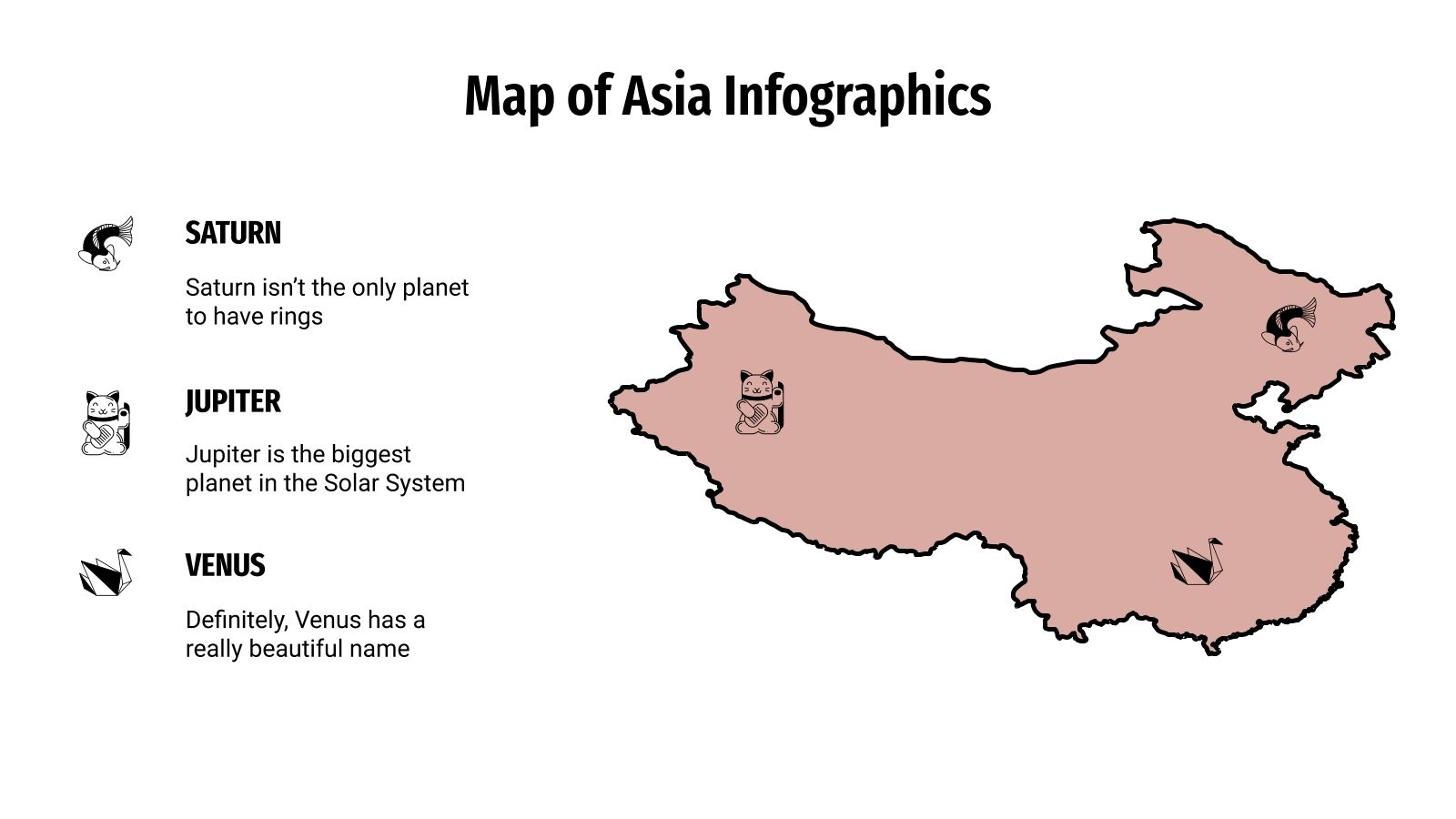 Map of Asia Infographics for Google Slides & PowerPoint