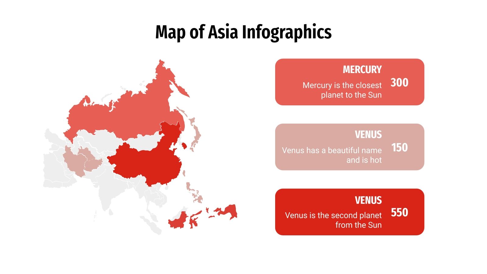 Map of Asia Infographics for Google Slides & PowerPoint
