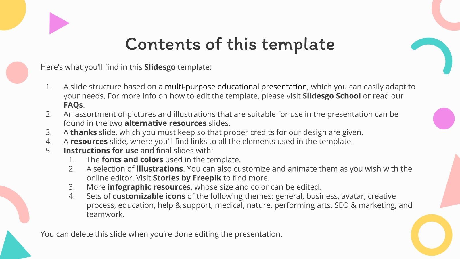 Elementary Activities Google Slides theme & PowerPoint template