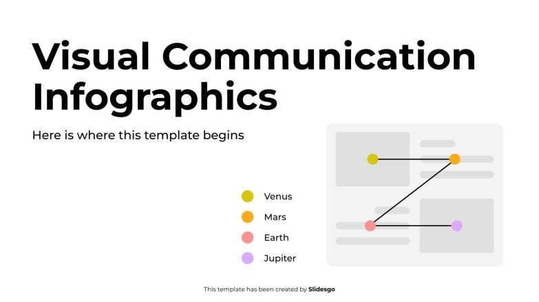 Visual Communication Infographics Template