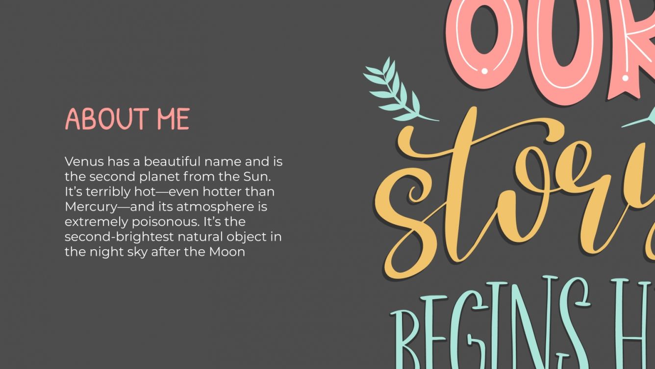 Lettering Portfolio Google Slides Theme & PowerPoint Template