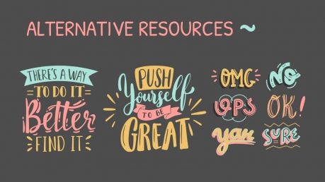 Lettering Portfolio Google Slides Theme & PowerPoint Template