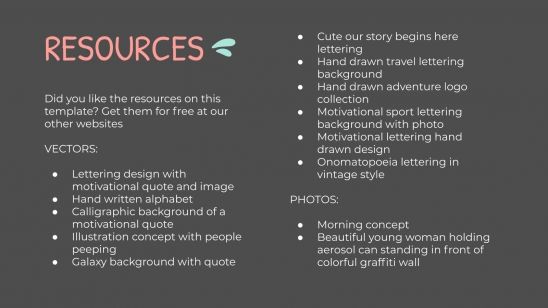 Lettering Portfolio Google Slides Theme & PowerPoint Template