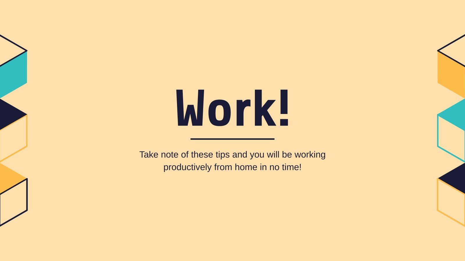 Teleworking Tips Google Slides Theme and PowerPoint Template