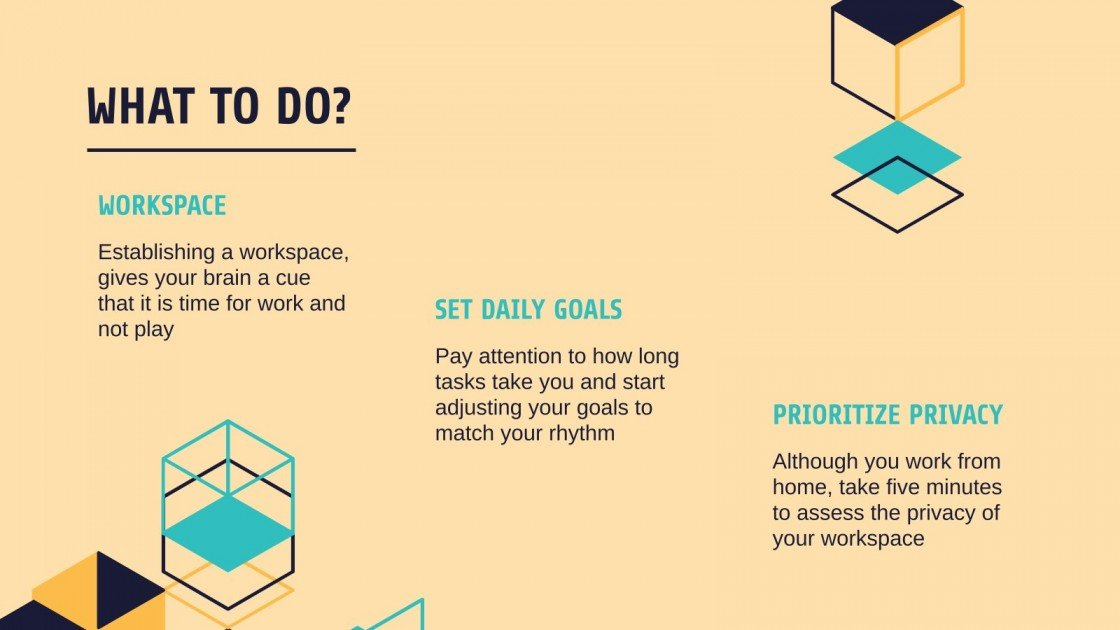 Teleworking Tips Google Slides Theme and PowerPoint Template