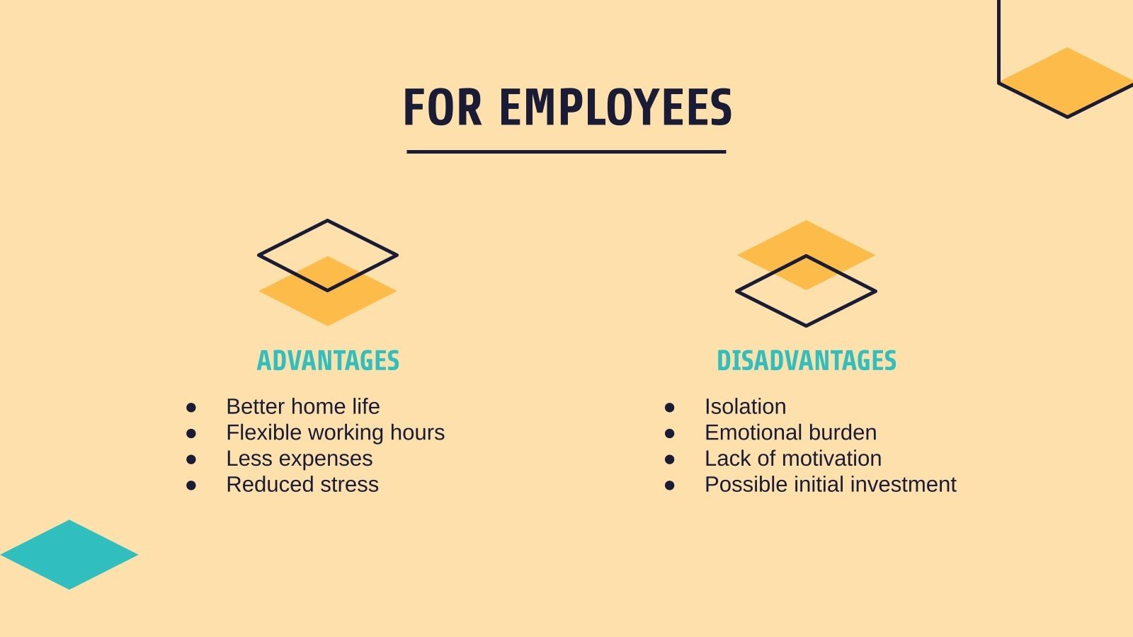 Teleworking Tips Google Slides Theme and PowerPoint Template