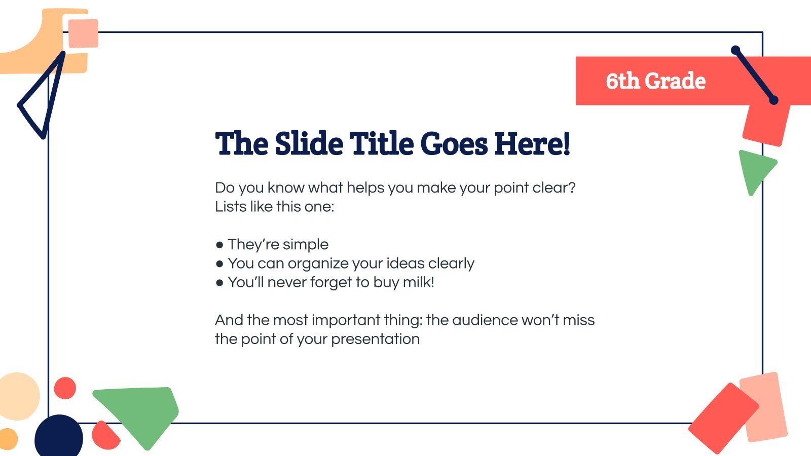 Spanish Subject for Middle School | Google Slides & PPT