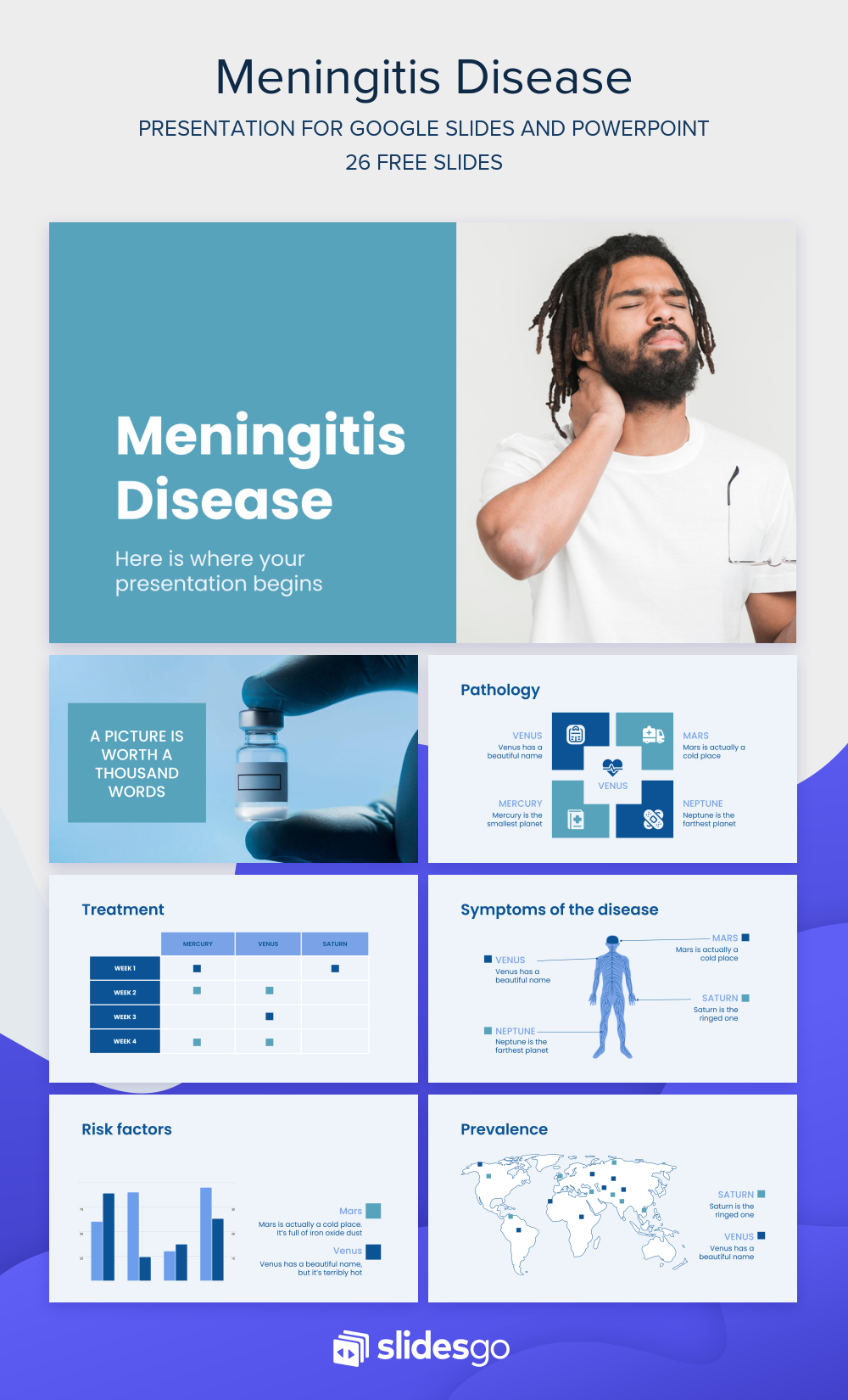 Meningitis Disease Google Slides theme & PowerPoint template