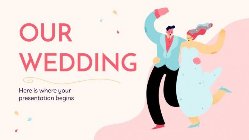 Plantillas gratis de Bodas para Google Slides y PowerPoint