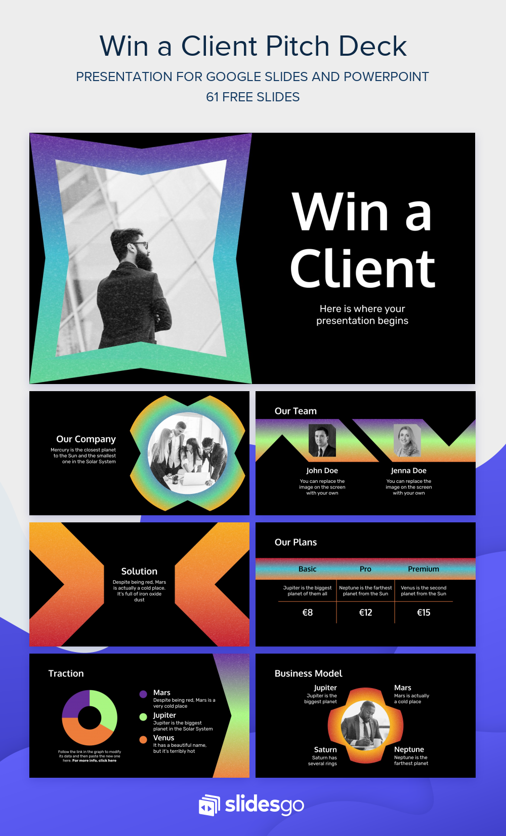 Win a Client Pitch Deck | Google Slides & PPT template