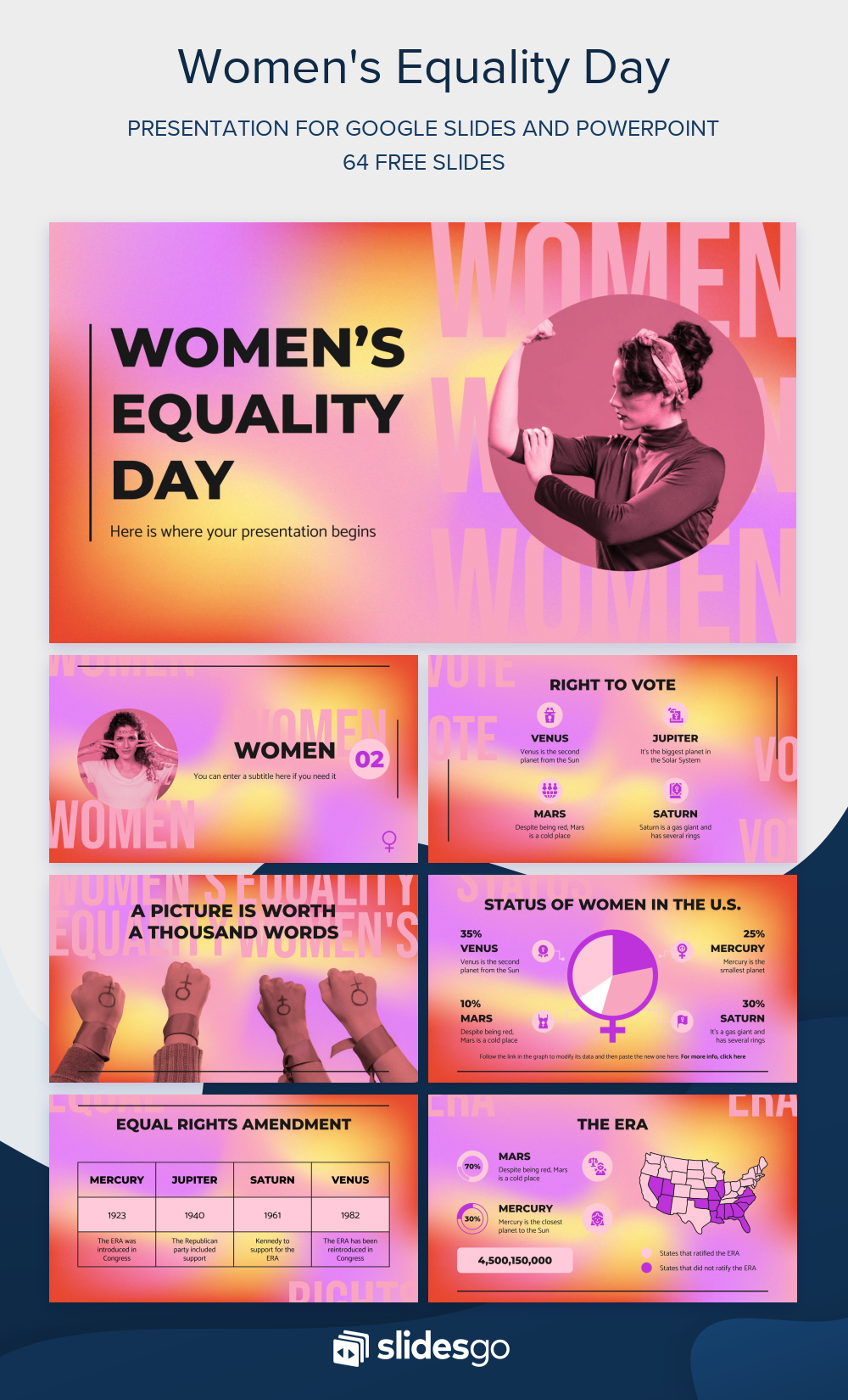 Women's Equality Day | Google Slides & PowerPoint template