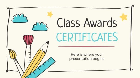 Class Awards Certificates Google Slides & PowerPoint template