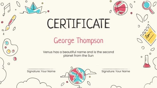 Class Awards Certificates Google Slides & PowerPoint template