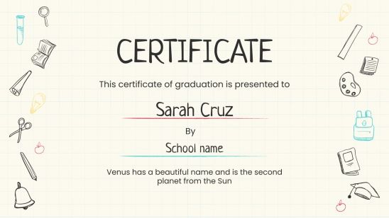 Class Awards Certificates Google Slides & PowerPoint template