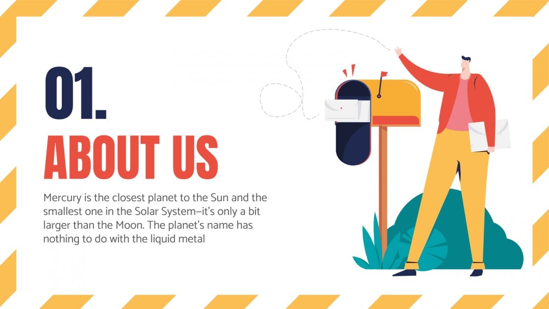 Post Office Company Profile Google Slides & PPT template