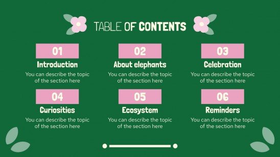 World Elephant Day | Google Slides & PowerPoint template
