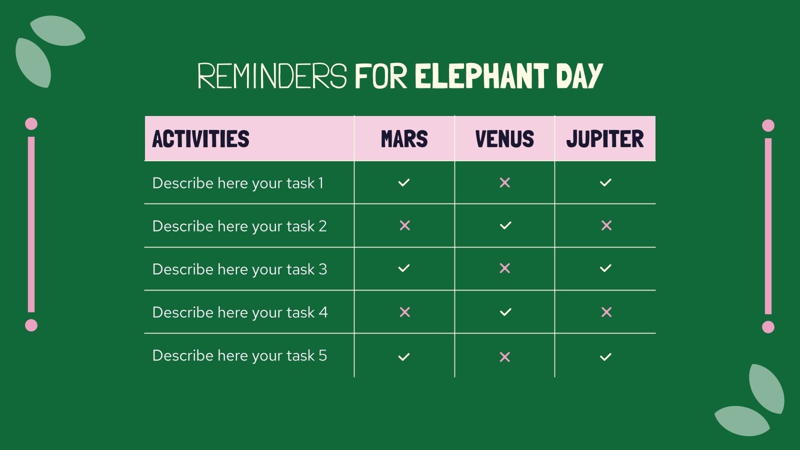 World Elephant Day | Google Slides & PowerPoint template