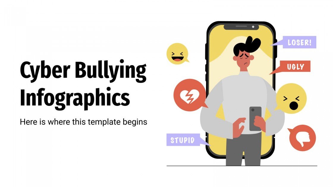 Cyber Bullying Infographics | Google Slides & PowerPoint