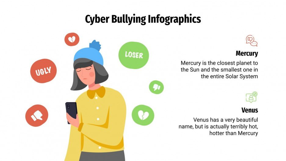 Cyber Bullying Infographics | Google Slides & PowerPoint