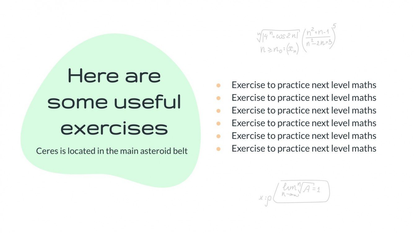 Math for High School: Linear Equations | Google Slides & PPT